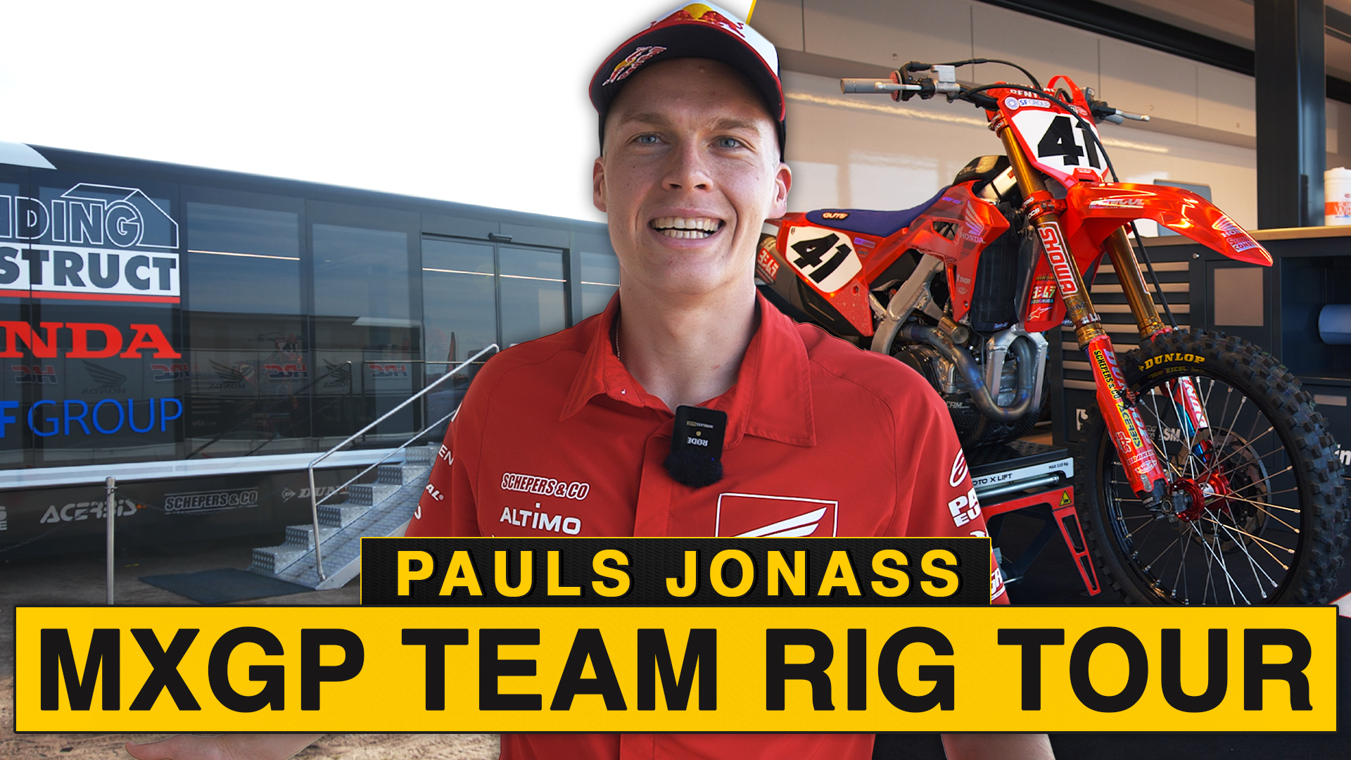 MXGP Team Rig Tour | Standing Construct Honda - Motocross Videos - Vital MX